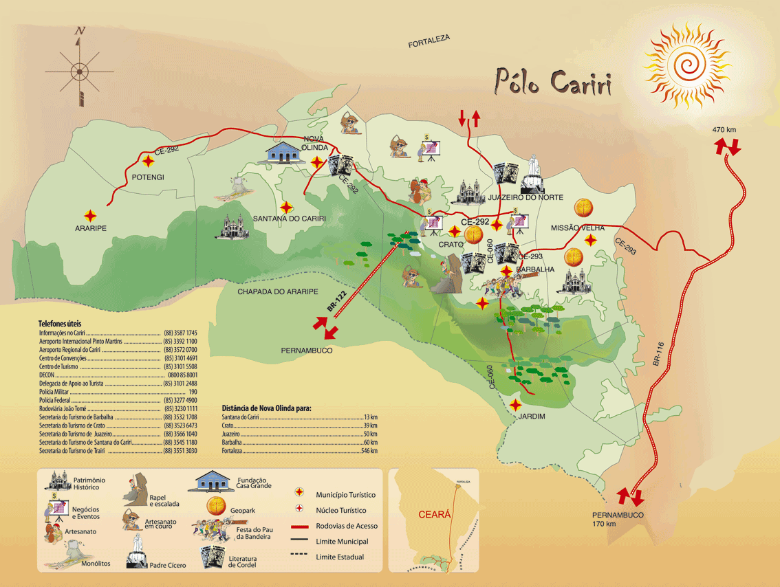 Mapa Cariri - Casa Militar